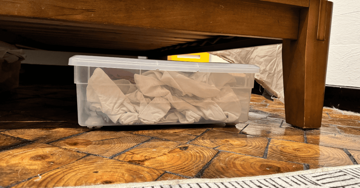8 Ideas for Underbed Storage When Space is Limited and You Don't Want Bugs